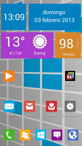 Dale apariencia de Windows 8 a tu Android