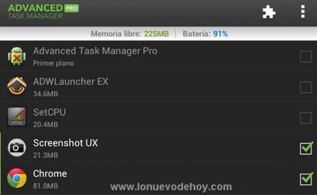 Descargar Advanced Task Killer Pro en español (APK) - Lo nuevo de hoy