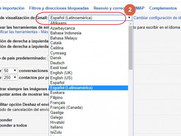 Cómo cambiar el idioma a Gmail - Lo nuevo de hoy